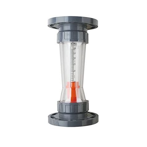 Customized Plastic Rotor Float Flow Meter For Water Liquid