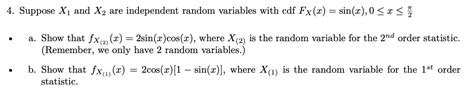 Solved Suppose X And X Are Independent Random Variables Chegg