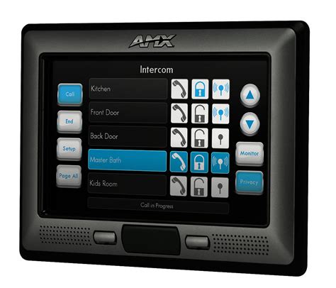 Amx Nxd 700i Modero 7 Wall Mount Touch Panel W Intercom Silver Av Ace
