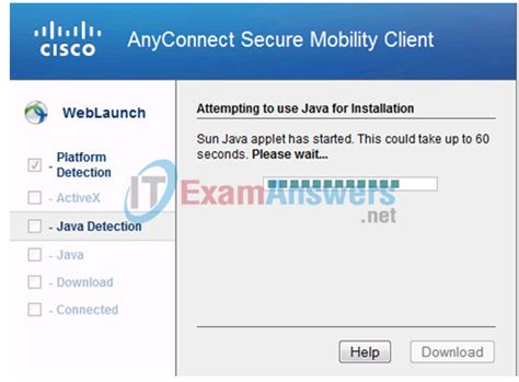 Lab Configure AnyConnect Remote Access SSL VPN Using ASA ASDM Answers