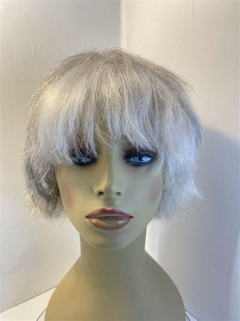 Human Hair Silver Grey Gss810 Wigbank