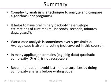 Complexity Analysis of Algorithms - ppt download