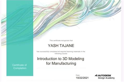 Autodesk Autodeskfusion360 Modeling Yash Tajane