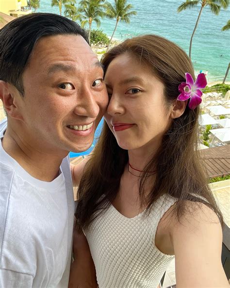 손담비♥이규혁 하와이로 떠난 신혼여행기쁨 감출 수 없는 미소 네이트 뉴스