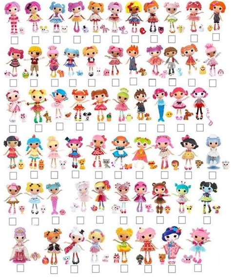 Large Lalaloopsy List Lalaloopsy Lalaloopsy Dolls Lalaloopsy Party