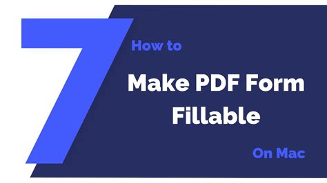 the easy way to make pdf form fillable on windows pdfelement 7 youtube