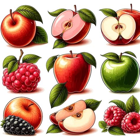 Premium Vector Apple Vector Illustration