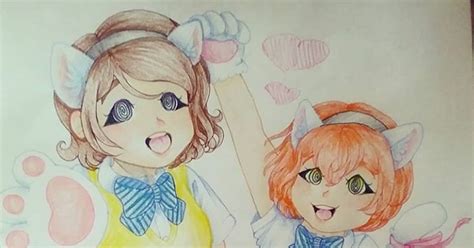 ラブライブ Rinpana As Catgirls のイラスト Pixiv