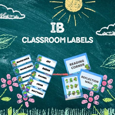 Water Themed Editable Name Labels And Classroom Area Labels Tpt