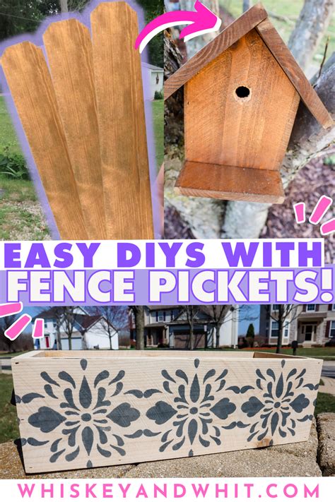 Grab 2 Wood Fence Pickets To Make These Easy Decor Diys Great To
