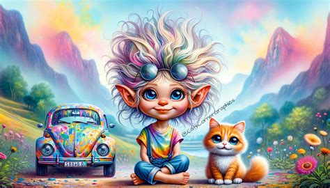 Artstation Hippie Troll Digital Art Download Artworks