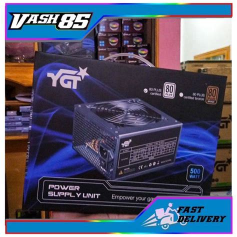 ♡true Rated Power Supply Ygt 500w 80 Bronze Power Supply Psu♭ Lazada Ph