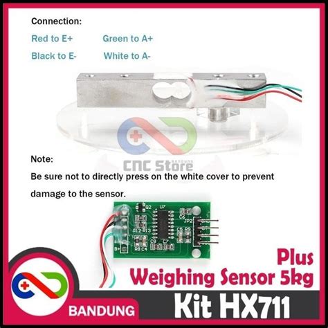 Jual Best Deal Kit Hx711 Module 5kg Pressure Sensor Set Weighing Sensor Shopee Indonesia