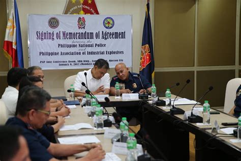 In Photos Memorandum Of Philippine National Police Facebook
