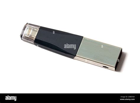 USB Memory Stick Isolated On White Background Stock Photo Alamy
