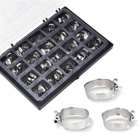 80pcs Dental Orthodontic Bands With Buccal Tube 1st Molar Mbt022 16
