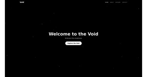 Void Page Free React Tailwind Component