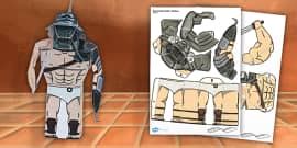Ancient Rome Paper Model Emperor L Enseignant A Fait