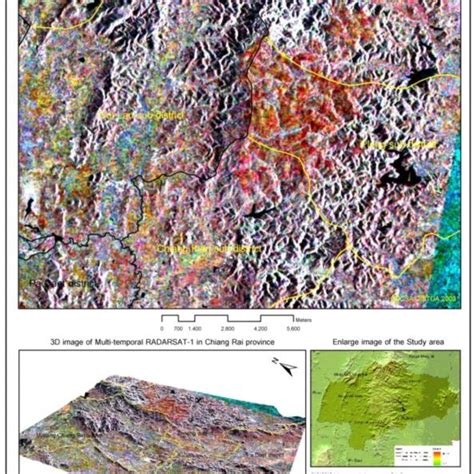 Multi Temporal Radarsat 1 Imagery Acquired On October 15 Red