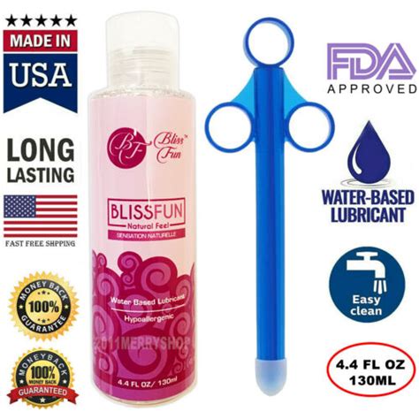 Lube Personal Lubricant Water Based Sex Lubricant Launcher Injector Women And Men Ebay