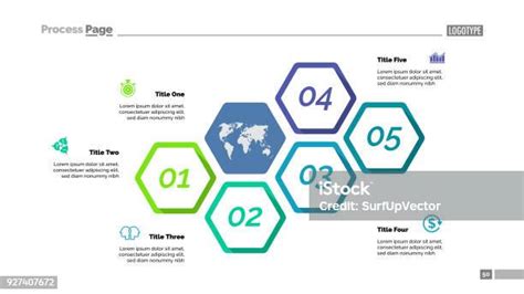 帶有五元素範本的步驟圖向量圖形及更多5號圖片 5號 五個物體 人 Istock