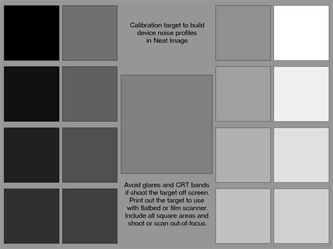 Printable Grayscale Chart