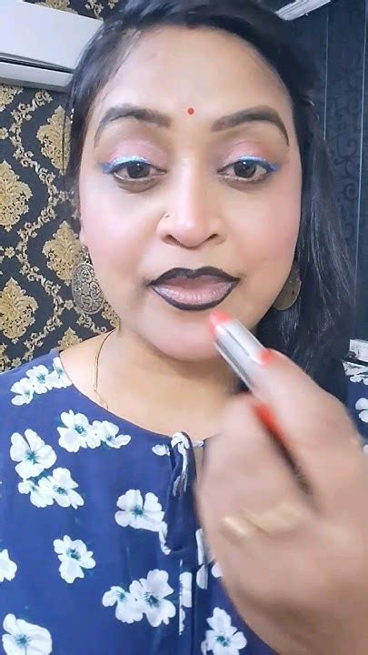 Omg Black And Red Lipstick Hack ️🖤 Lipstick Theory Youtubeshorts