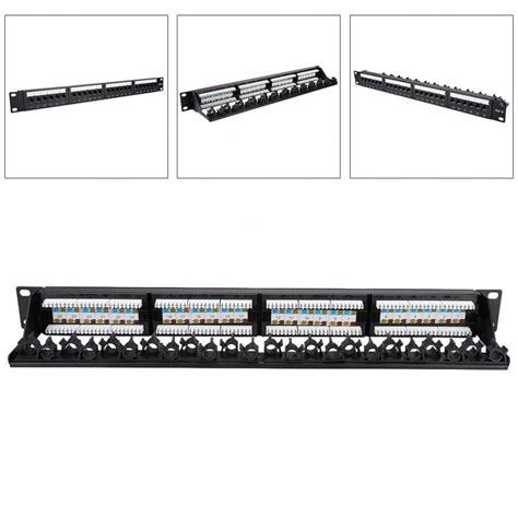 Gold Plated 24 Port Mountable Data Patch Panel Hig Vicedeal