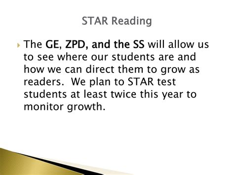 Ppt Star Accelerated Reader And Using Your Classroom Libraries Powerpoint Presentation Id 172165