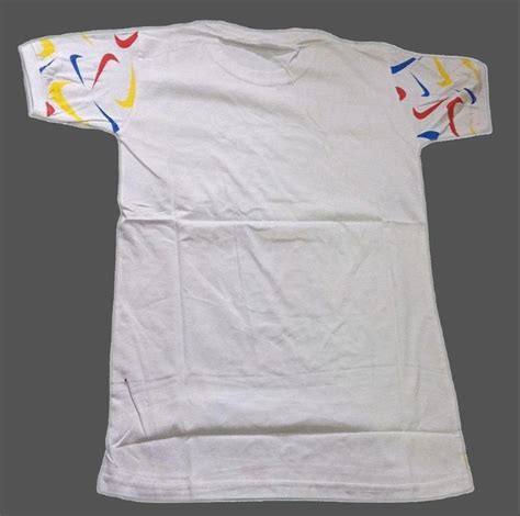 White Cotton Printed Men T Shirt Round Neck At ₹ 139piece In New