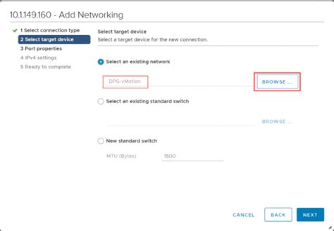 Failed To Add A VSphere Distributed Switch VMkernel Adapter On ESXi Host Virtualization Howto