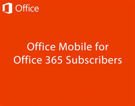 Microsoft Releases Office Mobile For Office 365 Android App Igyaan