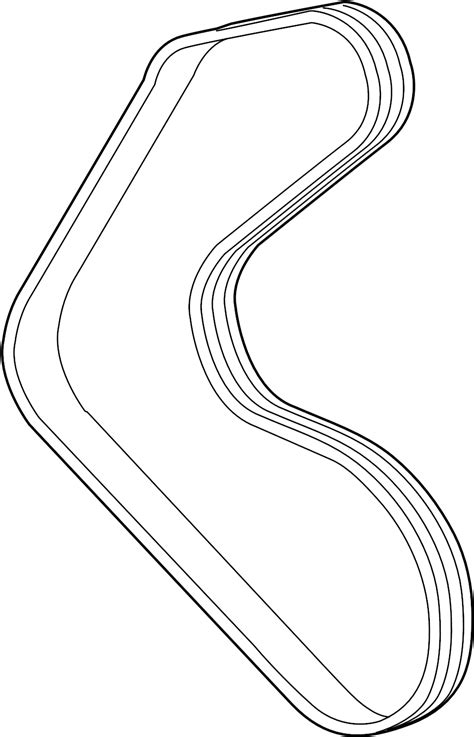 2016 Land Rover Range Rover Accessory Drive Belt. SECONDARY, LITER, VIN ...