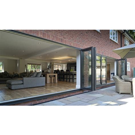 Ceiso Accordion Certification Double Glazing Glass Interior Trackless