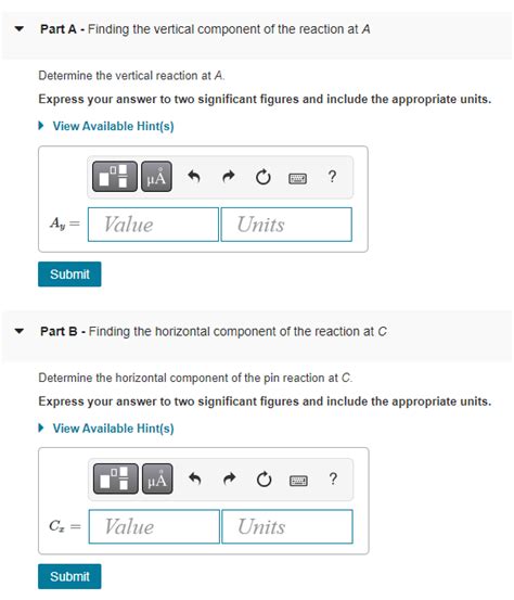 Solved Learning Goal To Determine The Reaction Forces At Chegg
