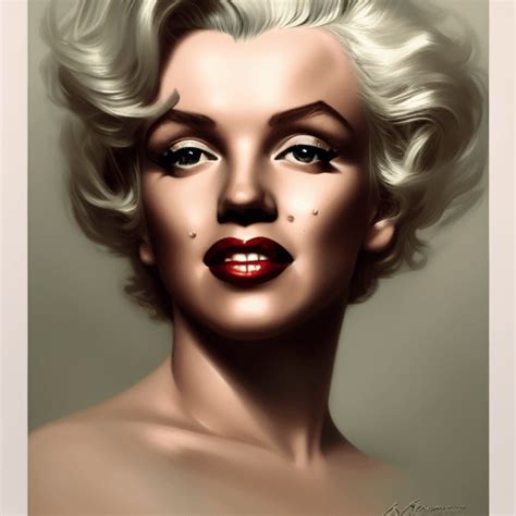 Marilyn Monroe Portrait · Creative Fabrica