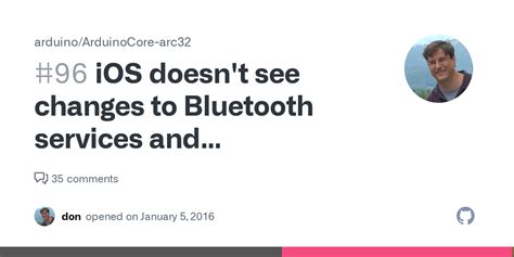 Ios Doesn T See Changes To Bluetooth Services And Characteristics