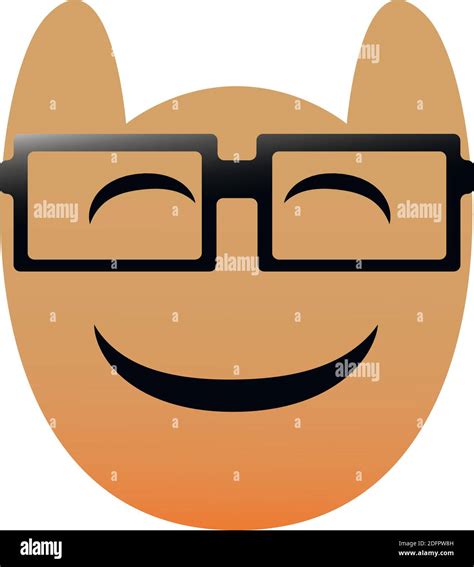 Lustige Eule Gesicht eines Sets mit großen Augen Smart Glasses Kawaii