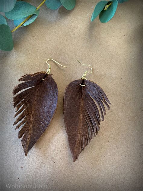WobiSobi Leather Earring DIY