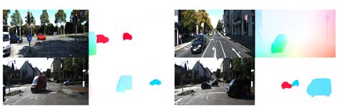 Sample Frames From KITTI2015 Test Dataset And Their Corresponding