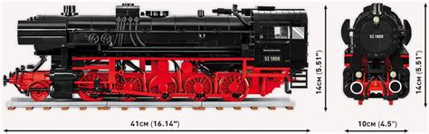 Steam Locomotive Drb Class 52ty 2 Train Brick Model Cobi 6283 1723