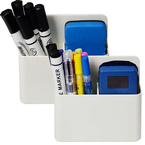 Simetufy Pack Magnetic Dry Erase Marker Holder Whiteboard Marker Holder Magnetic Marker
