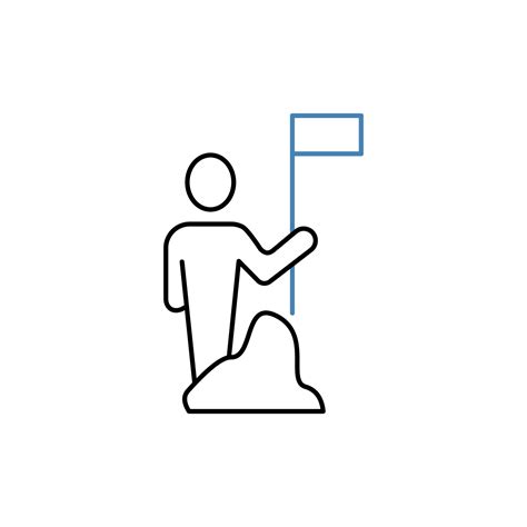 victory concept line icon. Simple element illustration. victory concept ...