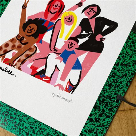 Spice Girls Illustrated Poster 30 X 40 Cm Etsy