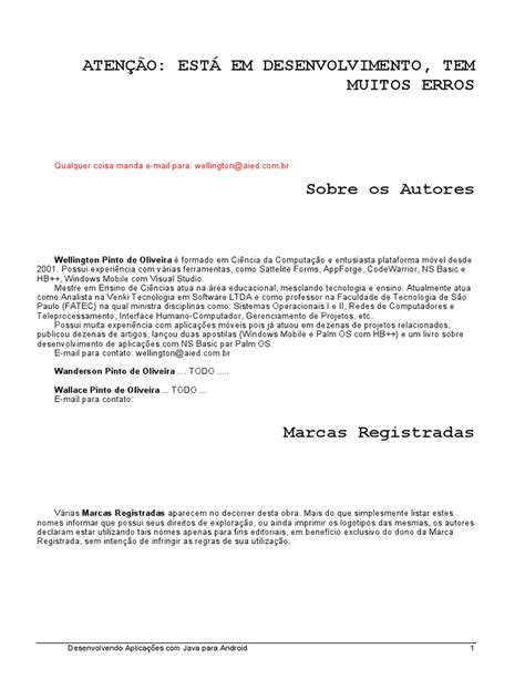 Apostila Android Pdf Android Sistema Operacional Sistema