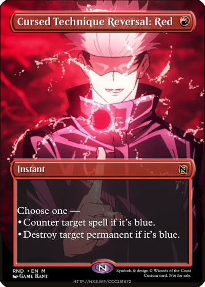 Mtgnexus Cursed Technique Reversal Red