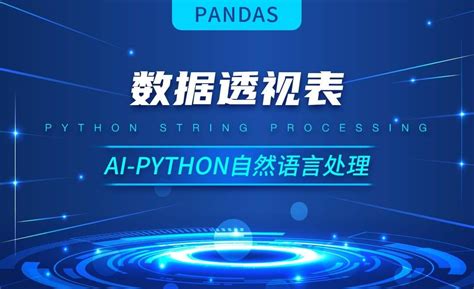 Python 数据透视表 Ai自然语言处理视频 3d数字教程python 3 虎课网