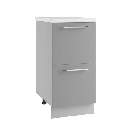 ᐉ Тренто шкаф комод нижний с 2 ящиками 400 купить в Краснодаре недорого по цене от 7750 руб