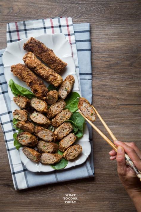How To Make Ngoh Hiang Lor Bak Fried Meat Rolls