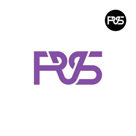 Premium Vector Letter Pvs Monogram Logo Design